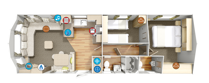 New Willerby Rio Premier 2-bedroom 2017 for Sale | Static Caravan ...